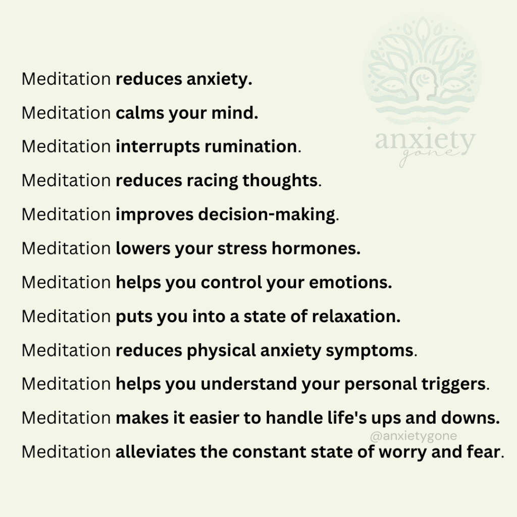 9 Types of Anxiety Meditation for a Calmer You + Evidence-Based ...