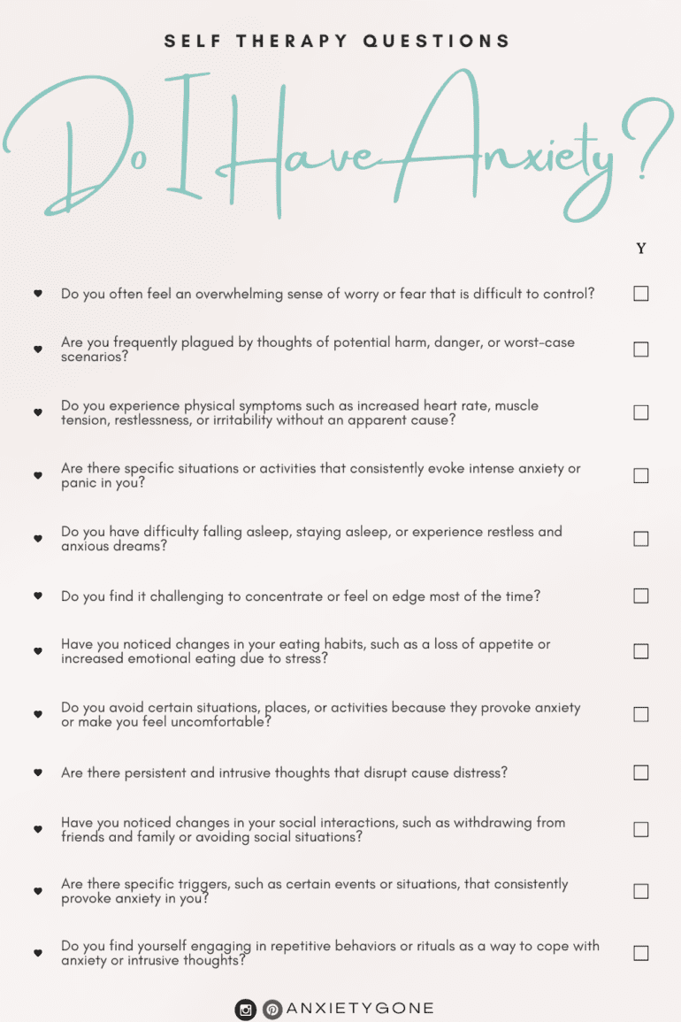 Do I Have Anxiety: Types of Anxiety, Signs & Self-Quiz | Hope, Help ...