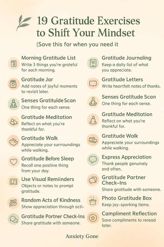 19 Simple Gratitude Exercises to Transform Your Mindset (and How to Do ...